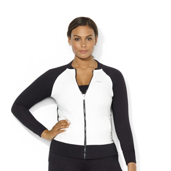 Lauren Ralph Lauren | Jackets & Coats | Colorblock Cotton Blend Logo ...